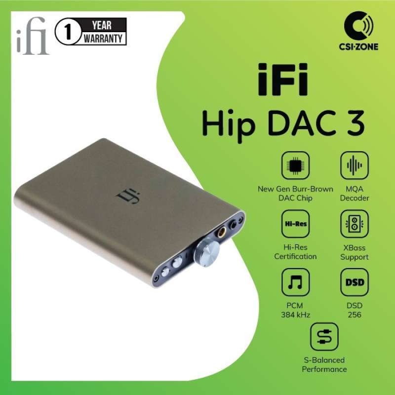 Promo Ifi Hip Dac 3 Portable Headphone Amp / Dac With 4.4mm Output Diskon 23% Di Seller Ryoma ...