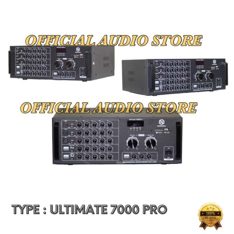 Promo Power Amplifier / Ampli Karaoke Hardwell Ultimate 7000 Original Diskon 23% Di Seller Ryoma ...