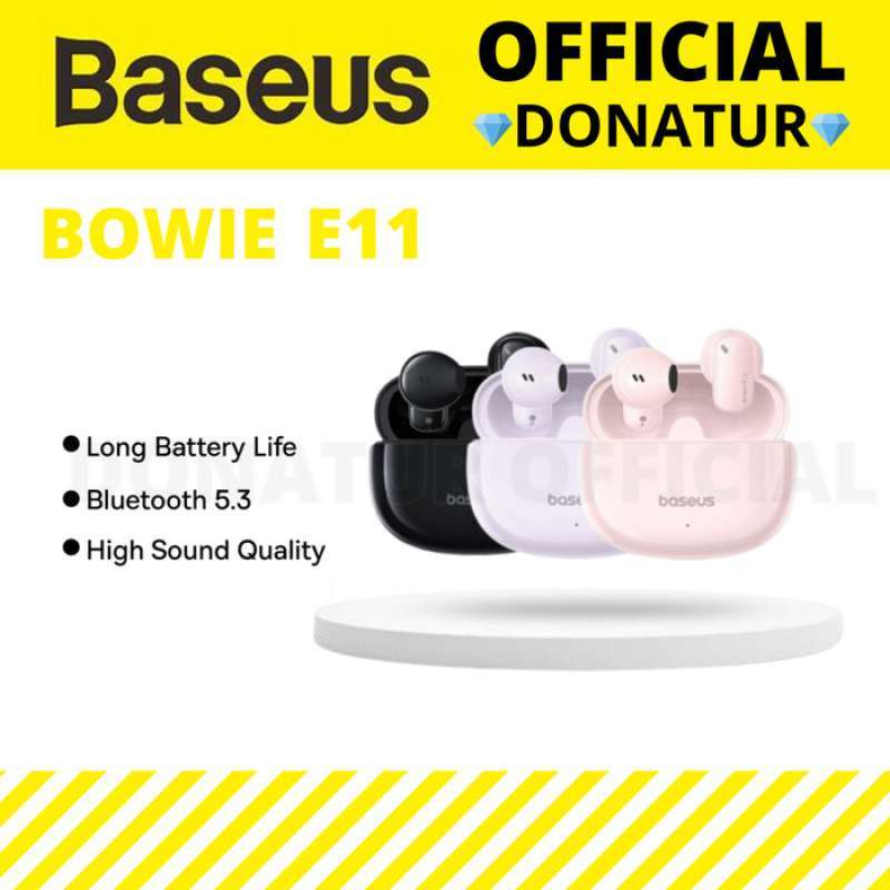 Promo Baseus Bowie E11 Tws Bluetooth Mini Earbuds Diskon 23% Di Seller ...