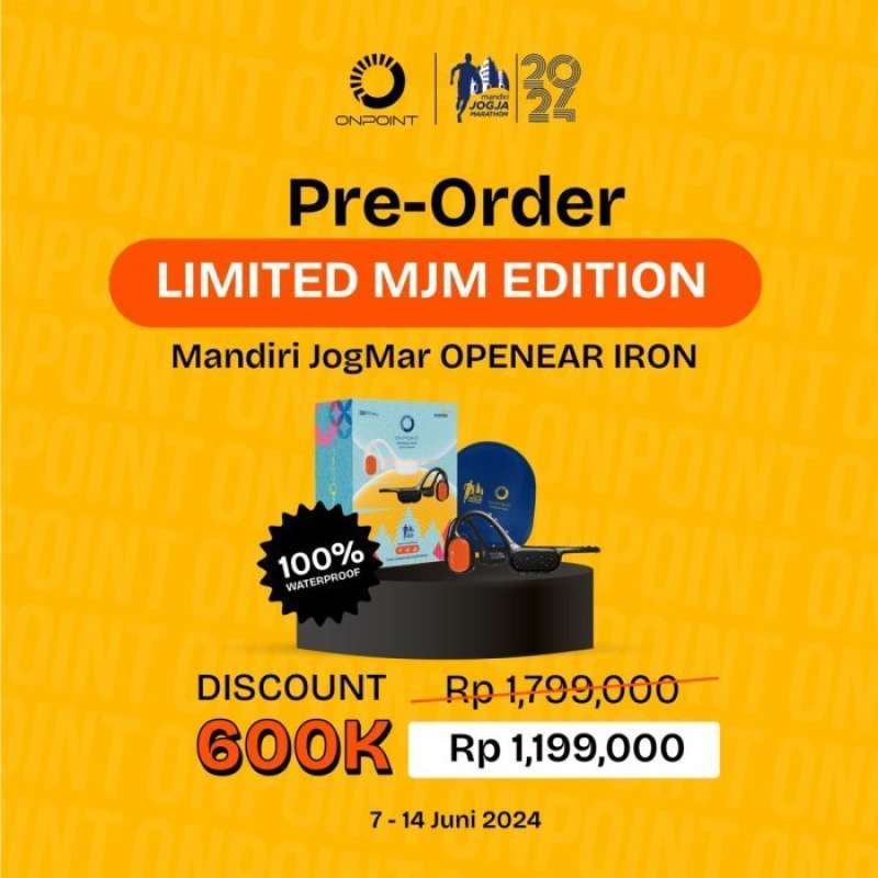 Promo Special Edition Mandiri Jogmar Series! Onpoint Iron Openear Bone ...