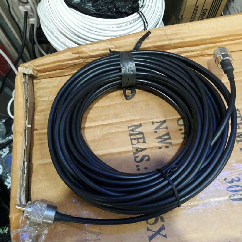 Promo Kabel Rg58 15 Mter Plus Konector Ke Rig Diskon 23% Di Seller ...