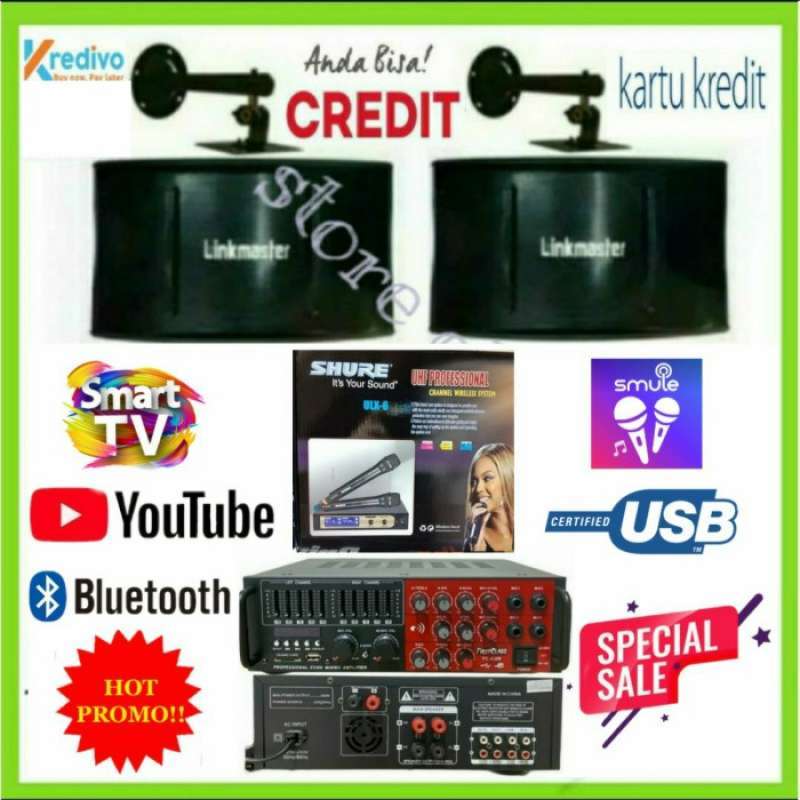 Promo Paket Karaoke System Smart Tv Dan Bluetooth Spk 10 Inch Dan Amplifier Diskon 23% Di Seller ...