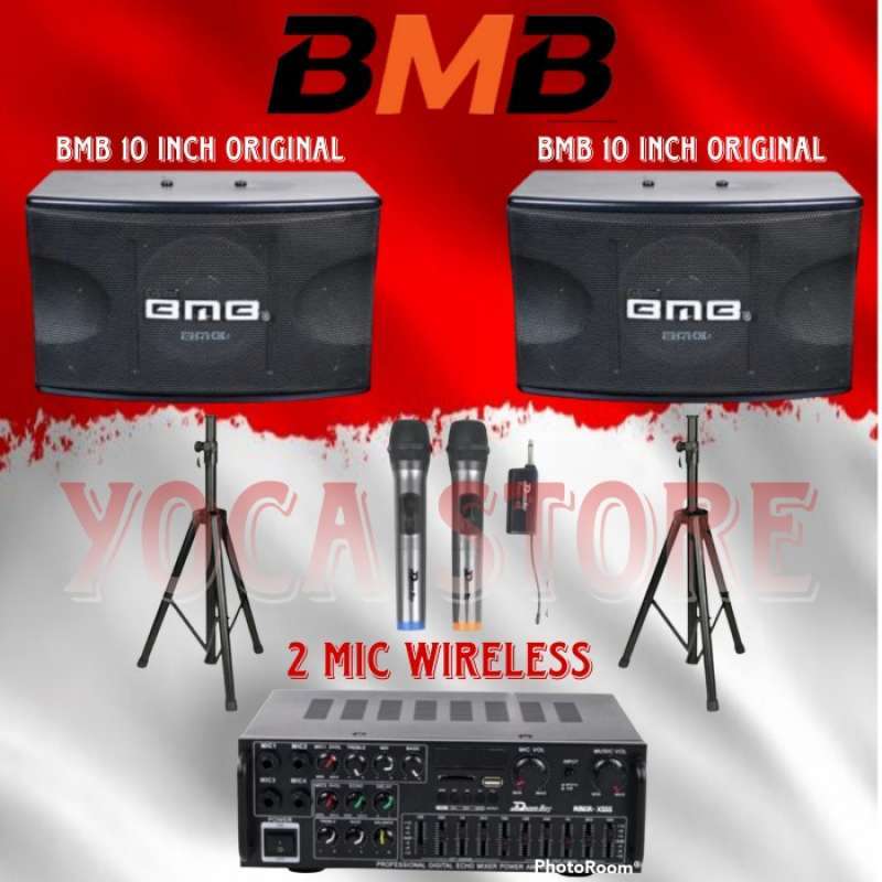 Promo Paket Sound System Karaoke Speaker Bmb 10 Inch Ampli Bluetooth ...