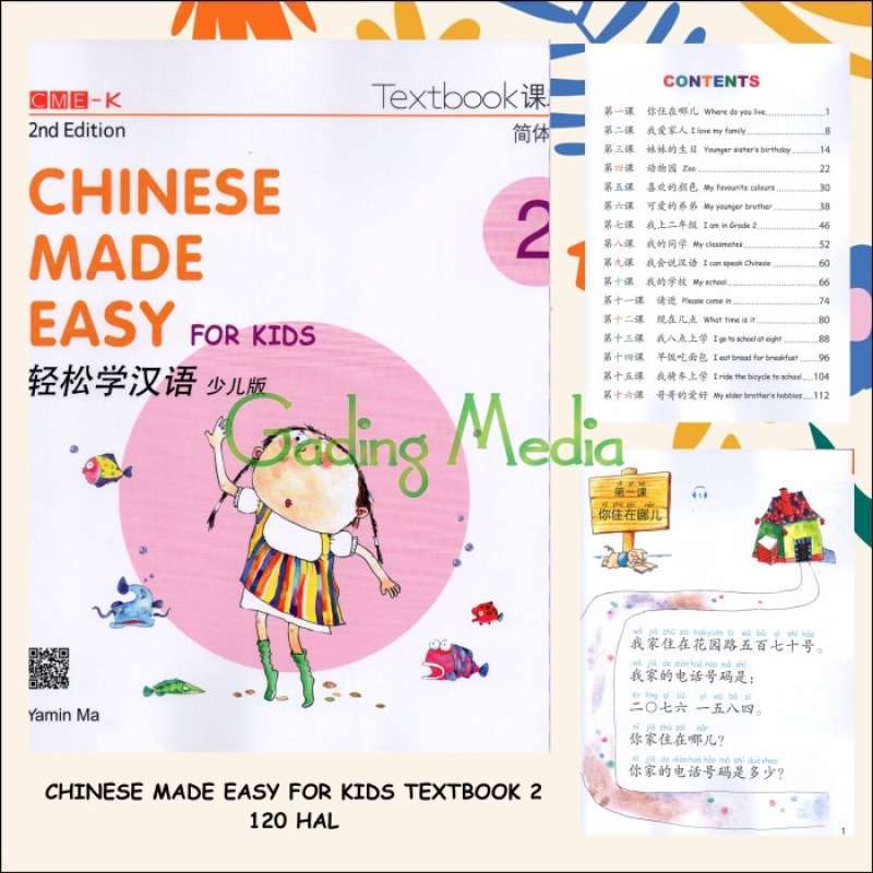 Promo Mandarin Chinese Made Easy For Kids Textbook 2 Diskon 23% Di ...