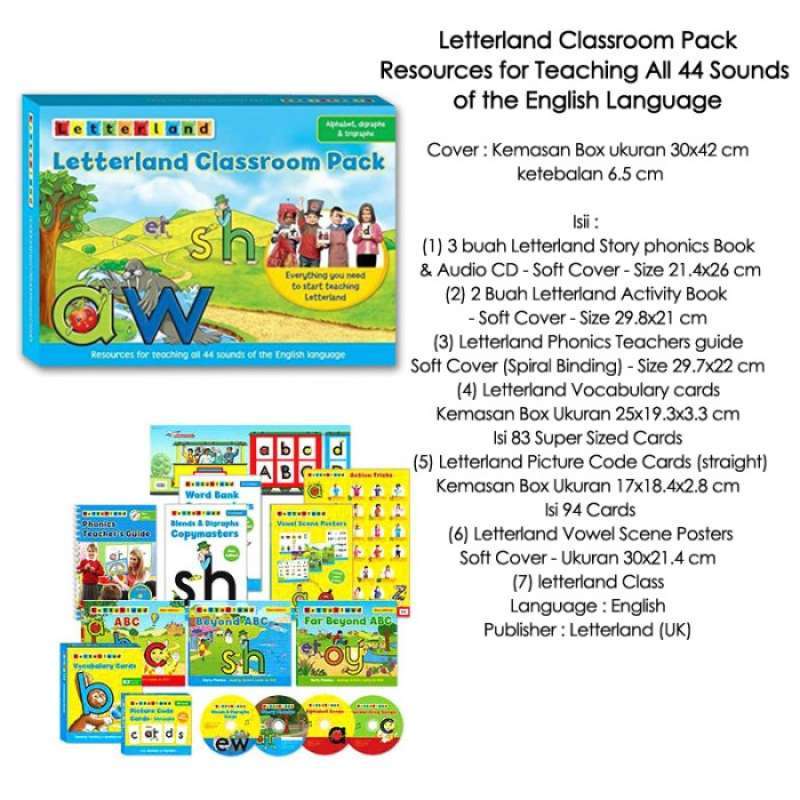 Promo Letterland Classroom Pack - Resources For Teaching All 44 Sounds ...