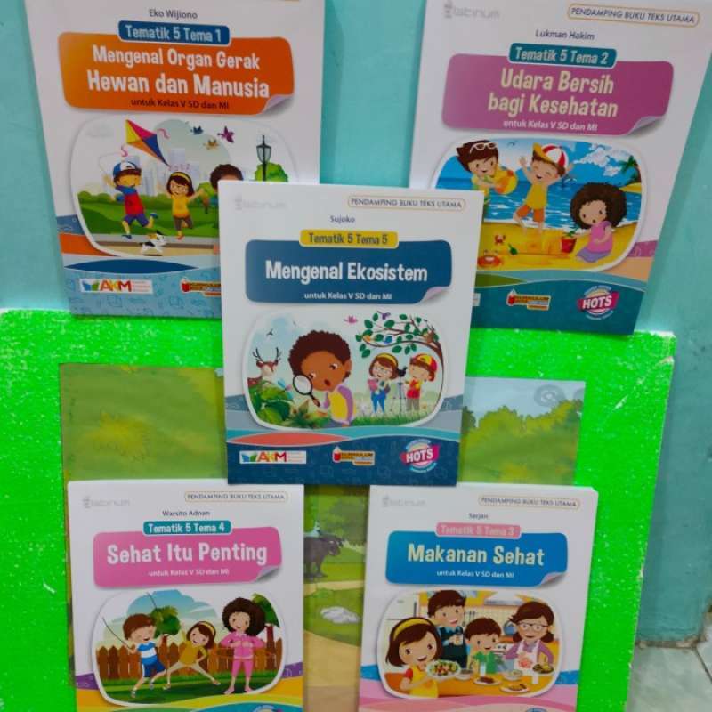 Promo Buku Paket Tematik Sd Kelas 5 Tema 12345 Akm Platinum Diskon 23% Di Seller Zawaru Store ...