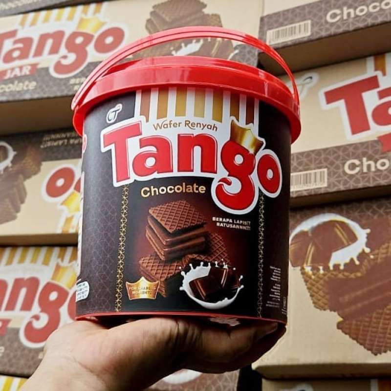 Jual Wafer Tango Jar Kemasan Ember Murah/tango Coklat Murah Kemasan ...