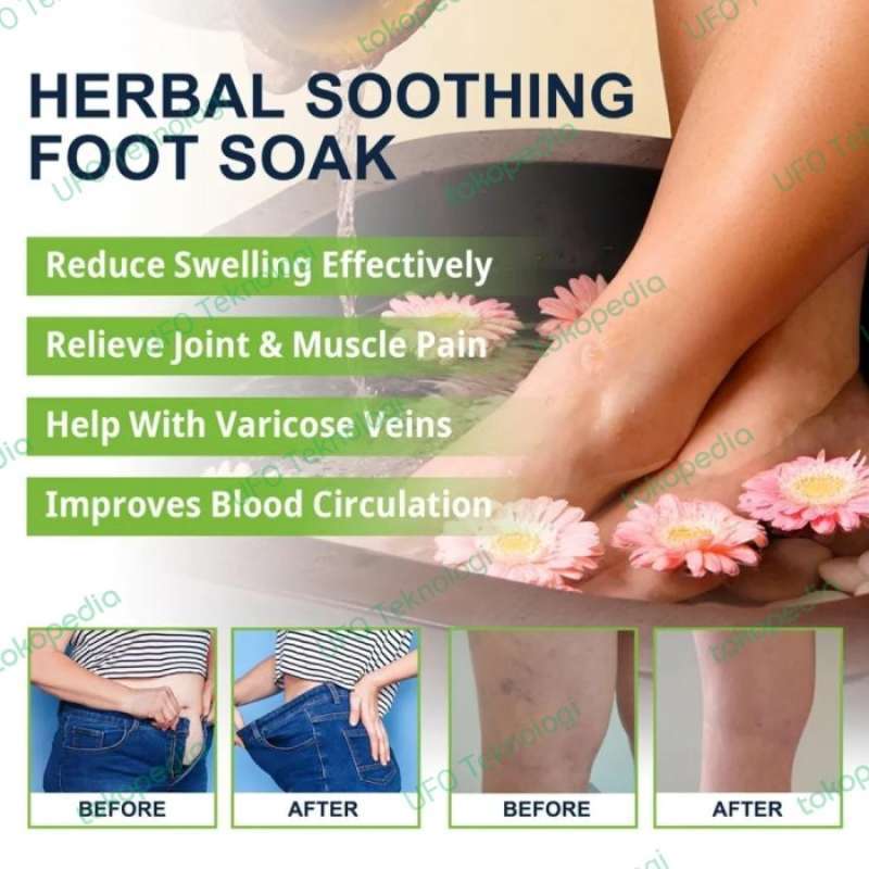 Jual Kantong Rendam Kaki Herbal Soothing Foot Soak South Moon 10 Pack ...
