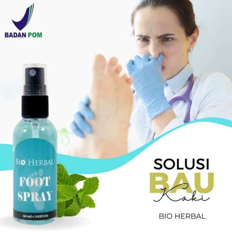 Jual Obat Bio Herbal Foot Spray Deodorant Penghilang Bau Kaki Paling ...