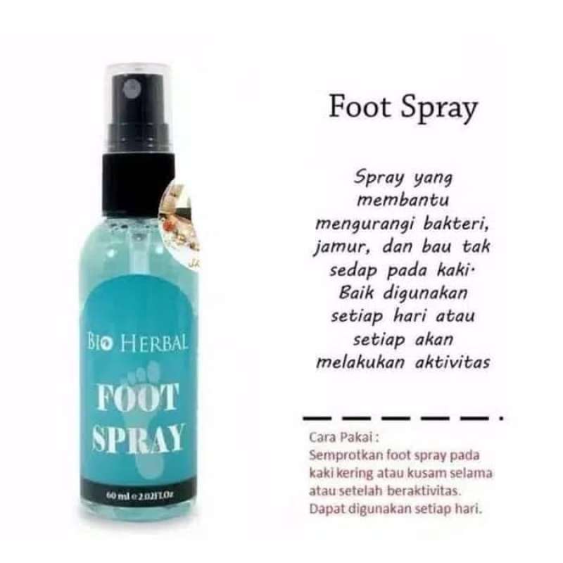 Jual Obat Bio Herbal Foot Spray Deodorant Penghilang Bau Kaki Paling ...