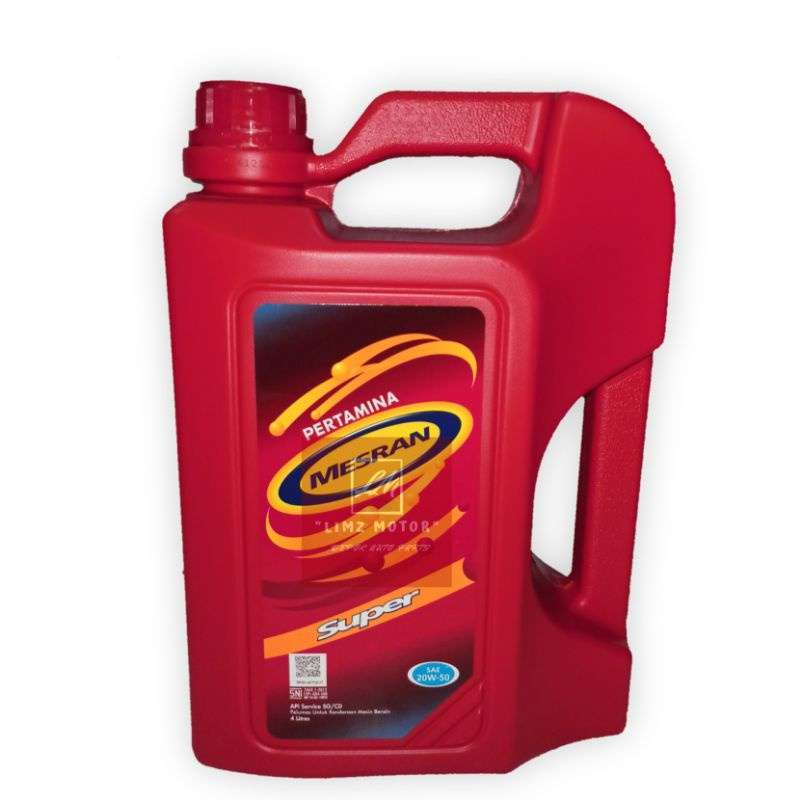 Jual Oli Pertamina Mesran Super Sae 20w-50 Api Service Sgcd 4liter ...