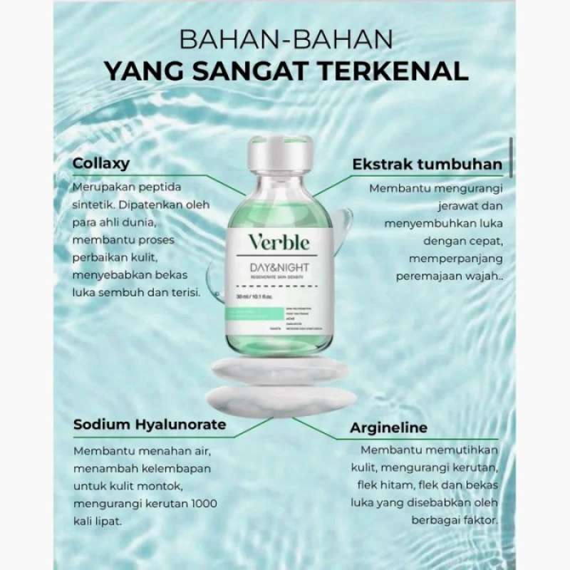 Jual Verble Day/night Serum Bekas Luka Berlubang,bopeng Di Seller ...