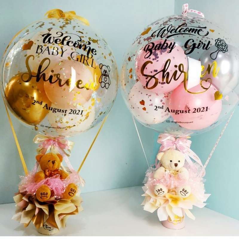 Jual Balon Baby New Born/ Balon Buket/balon Buket Baby New Born Di ...