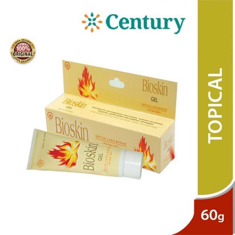 Jual Bioskin Gel 60gr / Salep Antiseptik / Luka Bakar / Kulit Melepuh ...