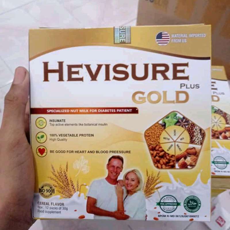 Promo Hevisure Gold Usa Original Susu Bubuk Berkhasiat Untuk Diabetes ...