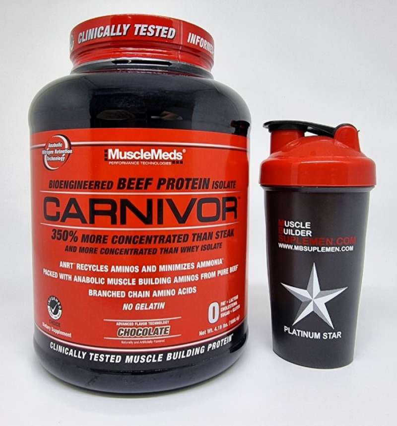 Promo Carnivor Whey Musclemeds 4,5 Lbs ( Carni Protein Beef 4.5 Lbs 4 ...