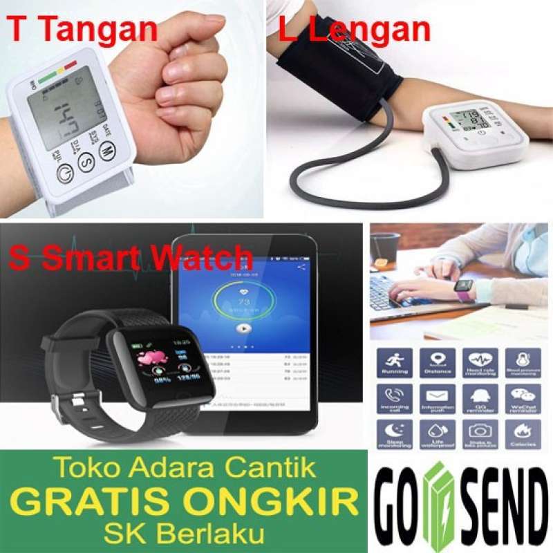 Promo Tensi Meter Digital Tensimeter Tekanan Darah Tangan Smart Watch Spo2 Diskon 23% Di Seller ...