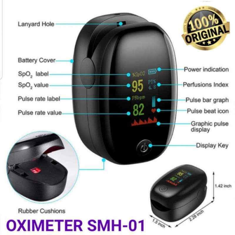 Promo Oxymeter Fingertip Pulse Diskon 23% Di Seller Albeta Store ...