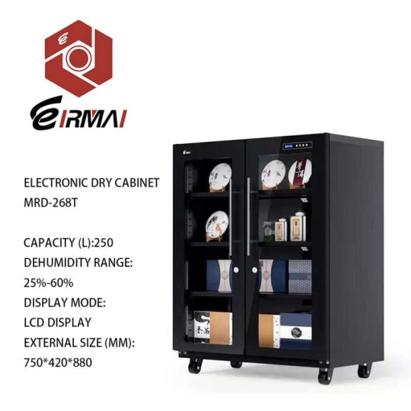 Promo Gambar Dry Box Dry Cabinet Eirmai Mrd- 268t Digital Touch Screen ...