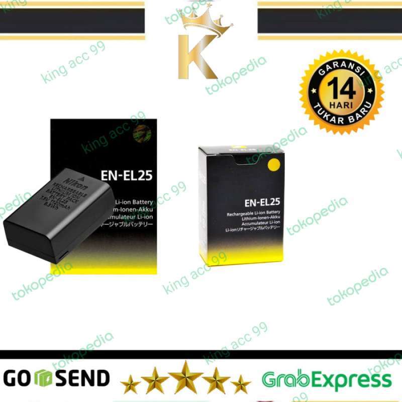 Promo En-el25 Battery En-el2 Baterai Kamera Enel25 Diskon 23% Di Seller Mettaria Store ...