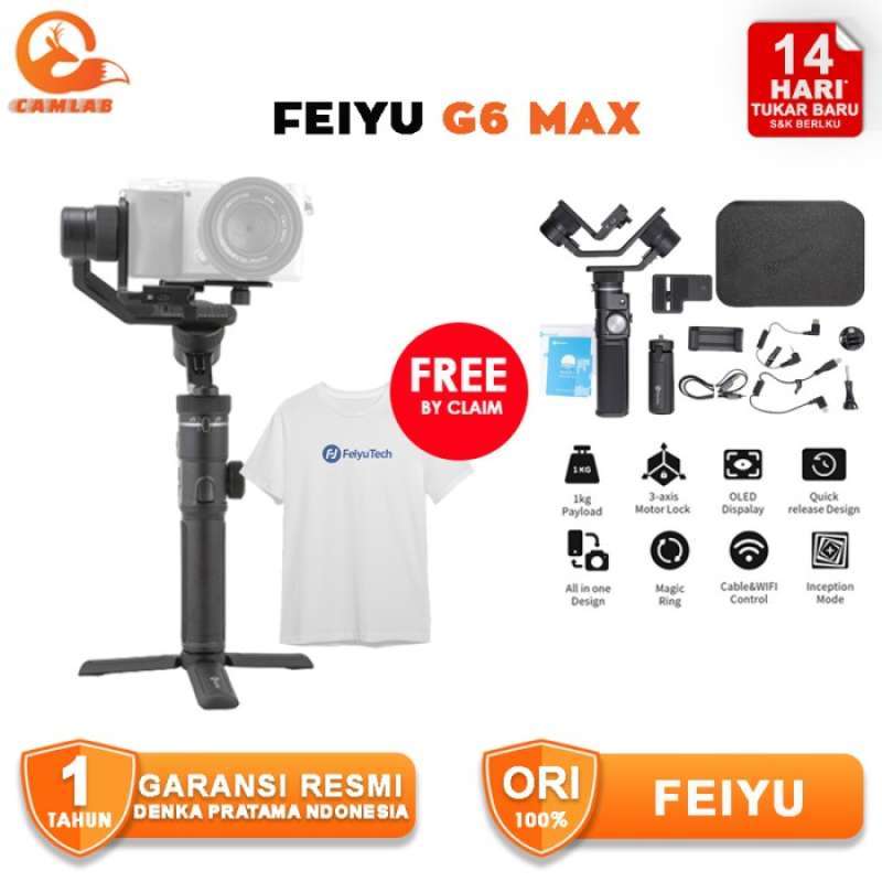 Promo Feiyu G6 3-axis Handheld Gimbal Stabilizer Diskon 23% Di Seller ...