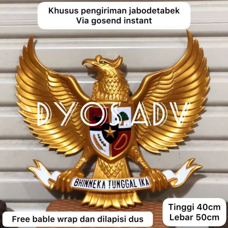 Jual Lambang Garuda Pancasila Fiber Ukuran 50cm Di Seller Yama ...