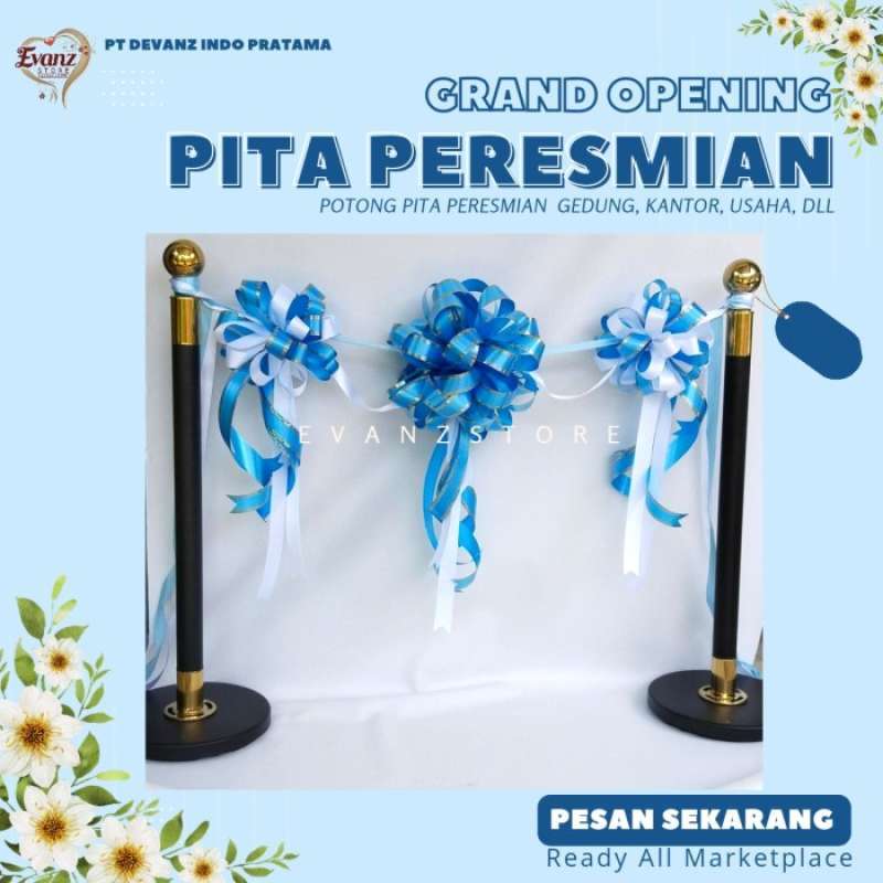 Jual Pita Peresmian/ Potong Pita Simbolis / Gunting Pita Grand Opening ...