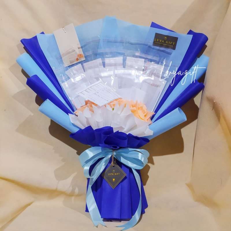 Jual Lvya.gift (20 Lembar) Buket Uang Kosong Bahan Kain Spundbond Isi ...