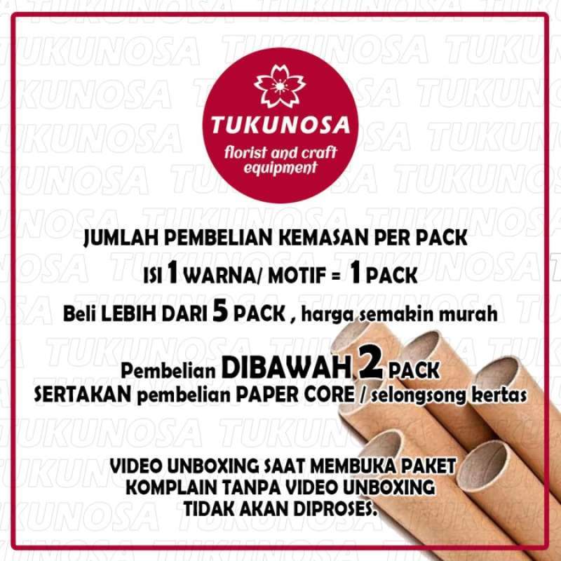 Jual Perpack Flower Wrapping Premium Metallic Tissue Paper Kertas ...