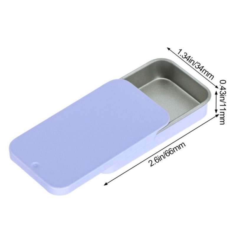 Jual Cactu Kotak Besi Mini Slide Cover Wadah Metal Kaleng Kosong ...