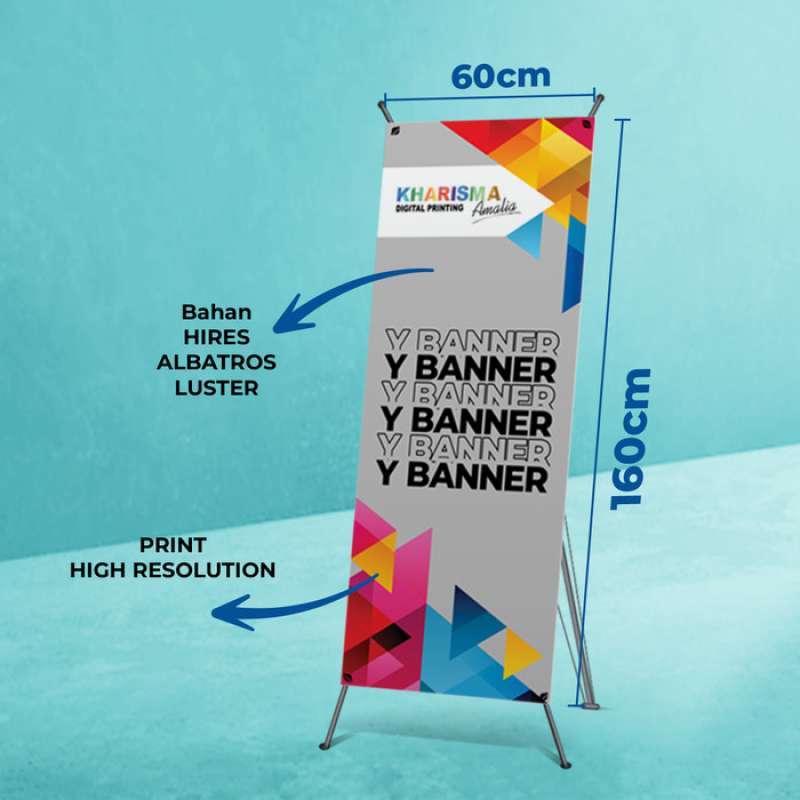 Jual Cetak Y Banner Print Standing Banner Custom Tercepat Di Seller ...