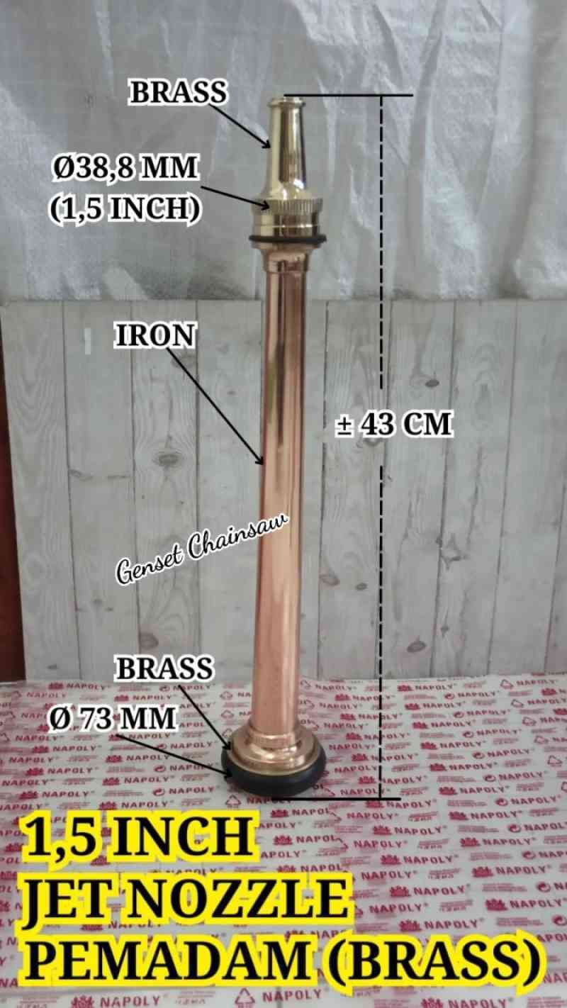Jual Jet Nozzle 1,5 / 2 / 2.5 Inch Fire Pemadam Kebakaran Hydrant ...