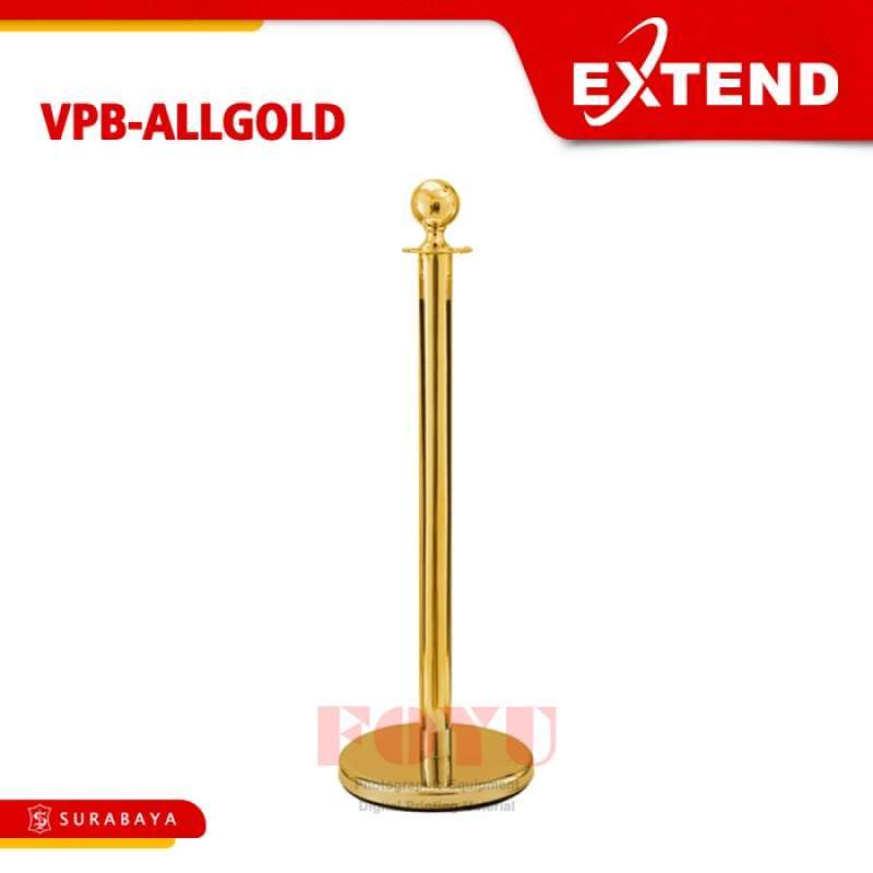 Jual Tiang Pembatas Antrian Antrean Vip Emas Gold Pole Tali Velvet ...