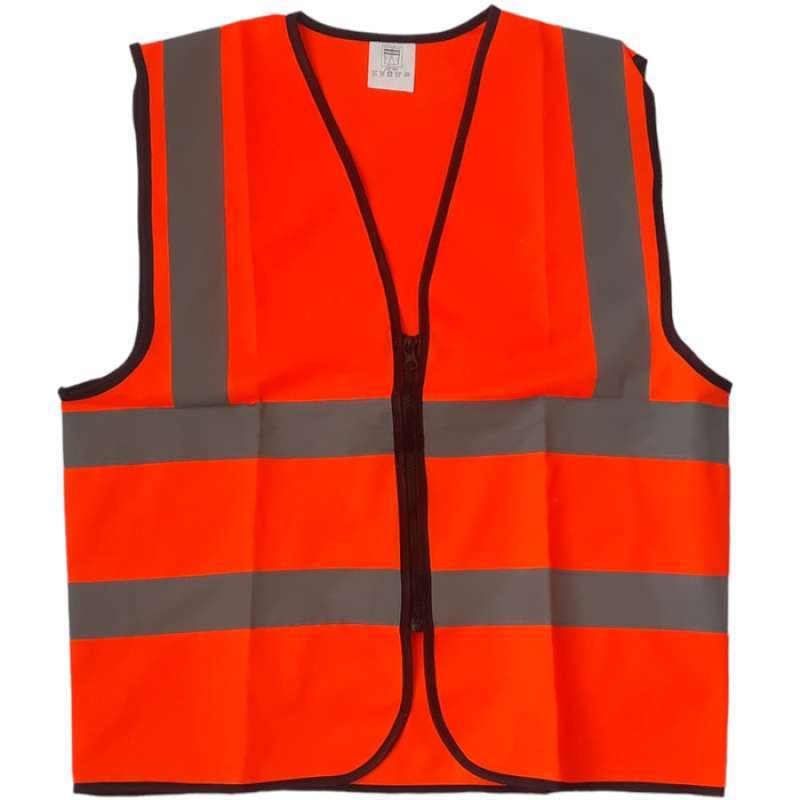 Jual Rompi Safety Polyester Double Scotlight /rompi Proyek - Orange Di ...