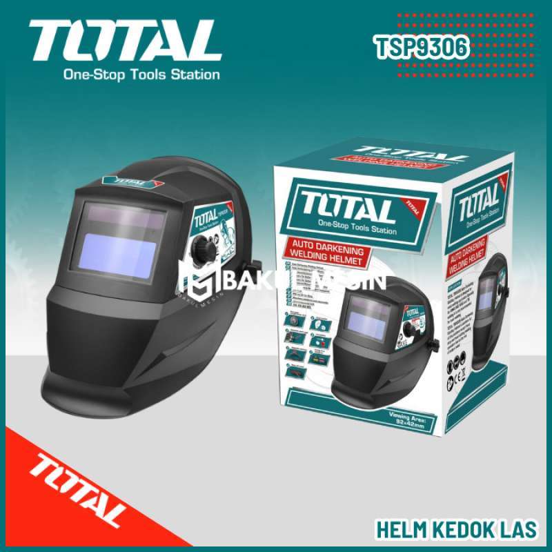Jual Total Tsp9306 Auto Darkening Welding Helmet Helm Kedok Las ...