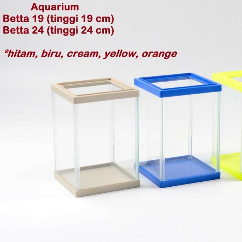 Promo Nisso Bahari Betta 19 & 24 Soliter Guppy Cupang Aquarium Diskon ...