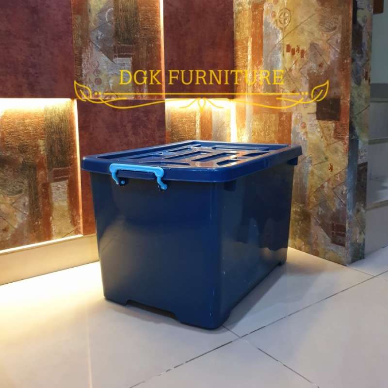 Jual Kontainer 95 Liter Biru Tua Container 95 Liter Kontainer Plastik ...