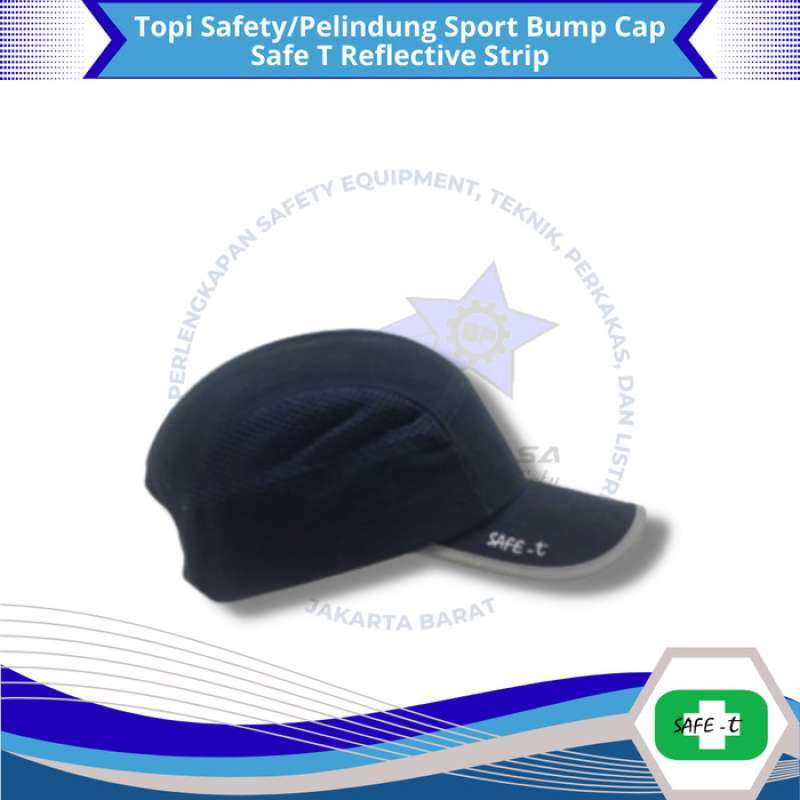 Jual Topi Safety/pelindung Sport Bump Cap Safe T Reflective Strip Di ...