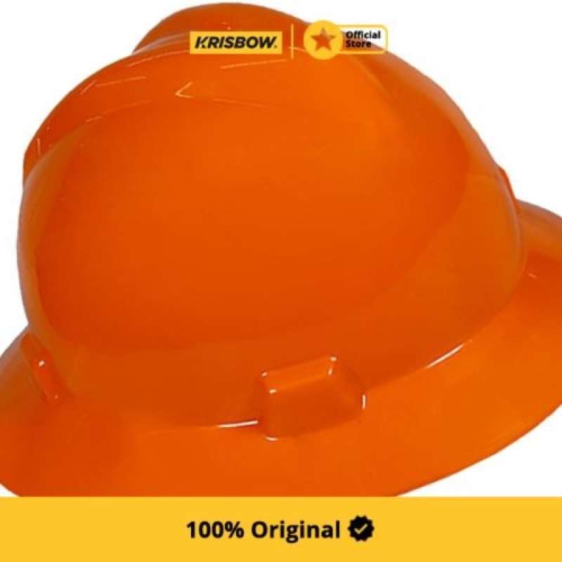 Jual Krisbow Full Brim Helmet Helm Pengaman Hdpe - Oranye Di Seller ...