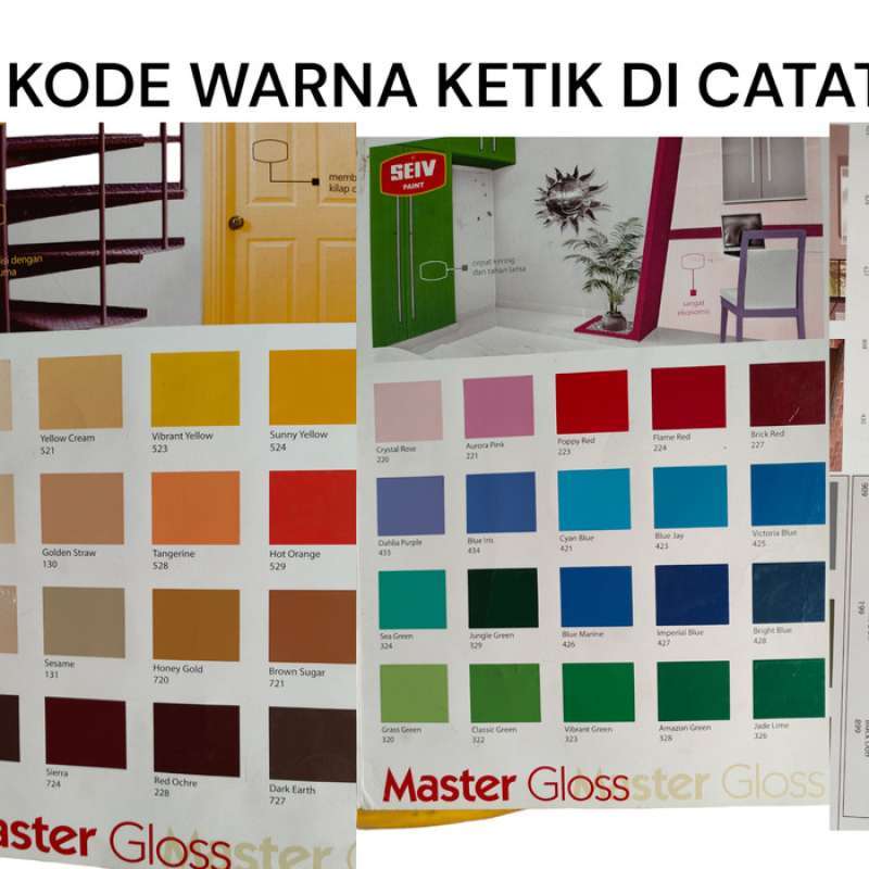 Jual Seiv Master Gloss Cat Kayu Besi Minyak - Warna Lain Note Di Seller ...