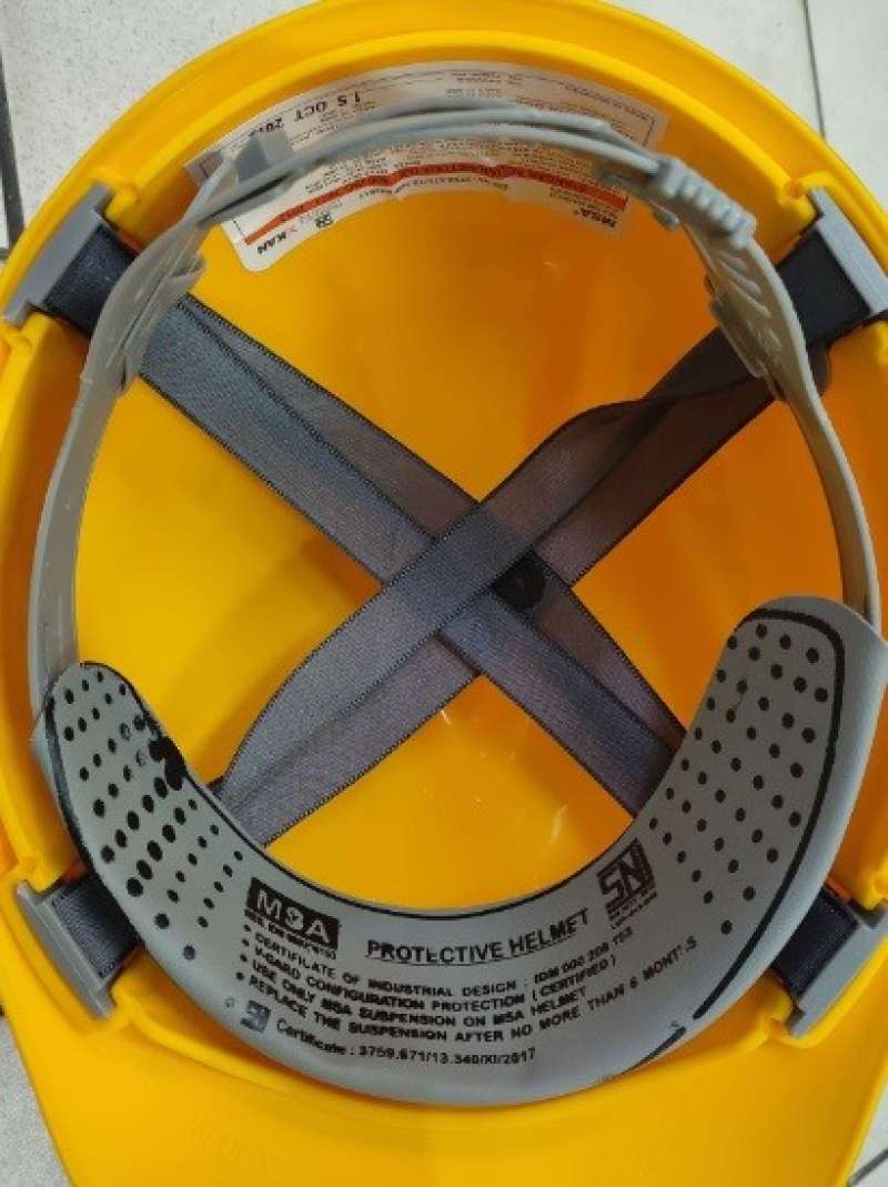 Jual Inner Sarang Rangka Helm Safety Msa Lokal Ikat Staz On Biasa Di ...