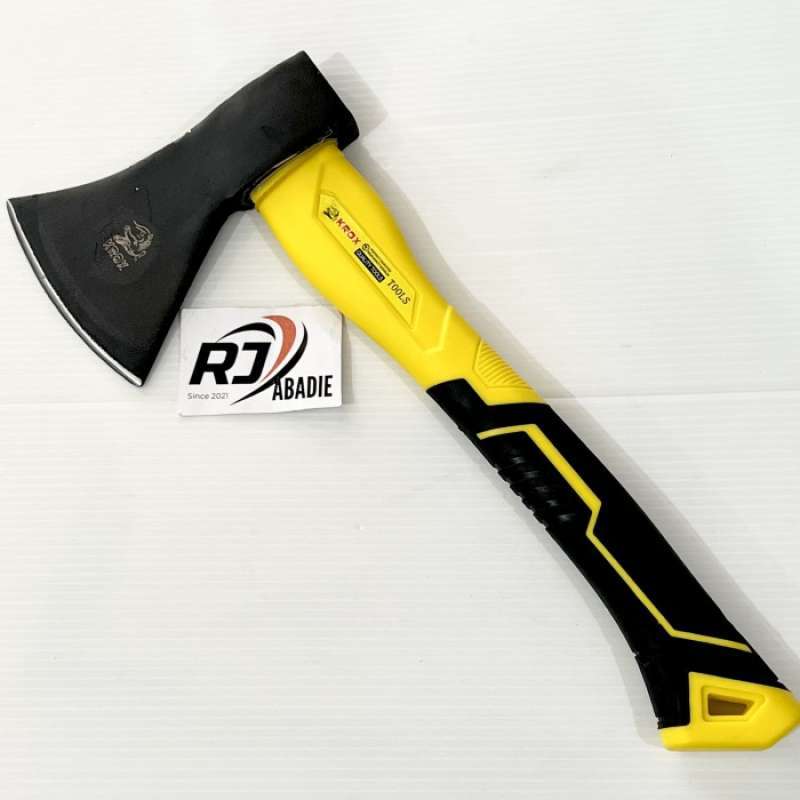 Jual Kapak Kayu Kampak Gagang Fiber Karet Krox 600gr / 700gr - 700 Gr ...