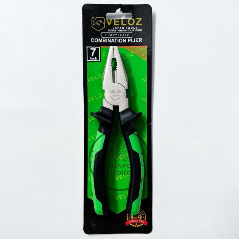 Jual Veloz Tang Kombinasi 5 6 7 8 Inch Linesman Pliers - 7 Inch Di ...