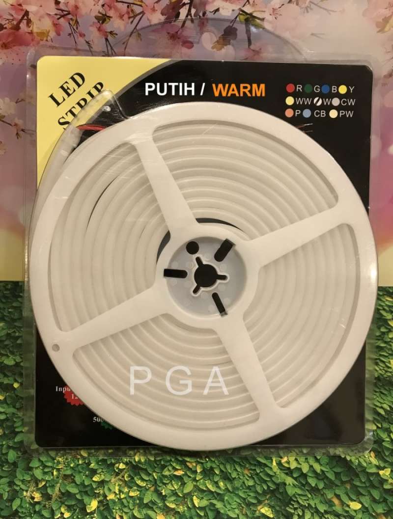 Jual Pastel Neon Flex Led 12v Paket 5m Neon Sign Flexible Diy - Kuning ...