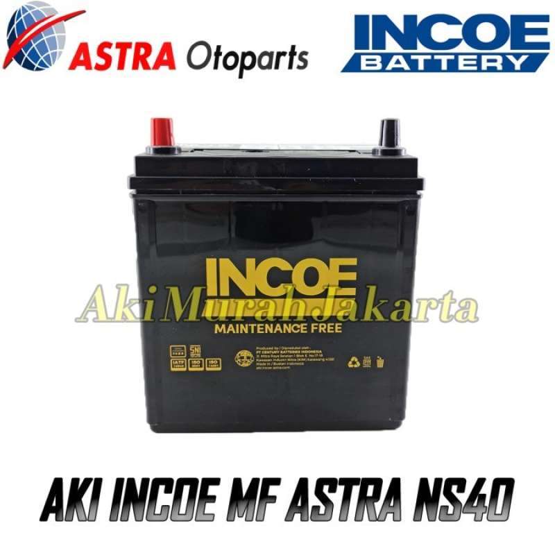 Promo Aki Mobil Incoe Mf Astra Ns40 Aki Kering 12v / 32ah Terbaru ...