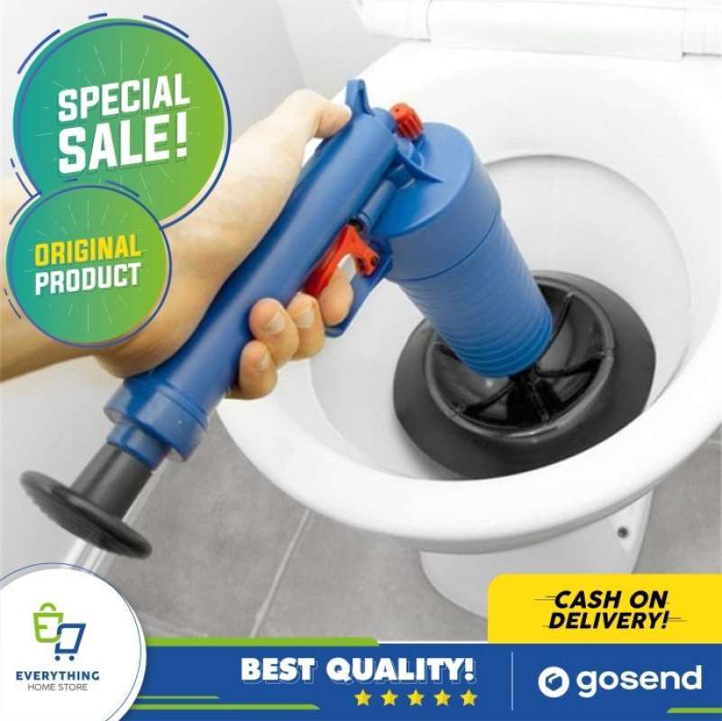 Jual Alat Pompa Tembak Dorong Plunger Saluran Air Wc Toilet Wastafle ...