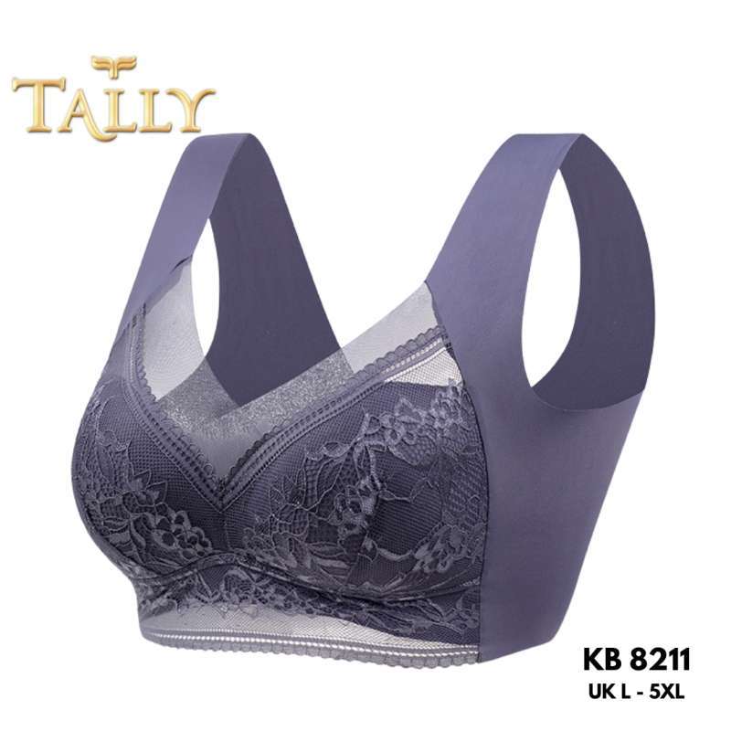 Promo Tally Bra Wanita Tanpa Kawat Bahan Nilon Renda Seamless Cup B - C ...