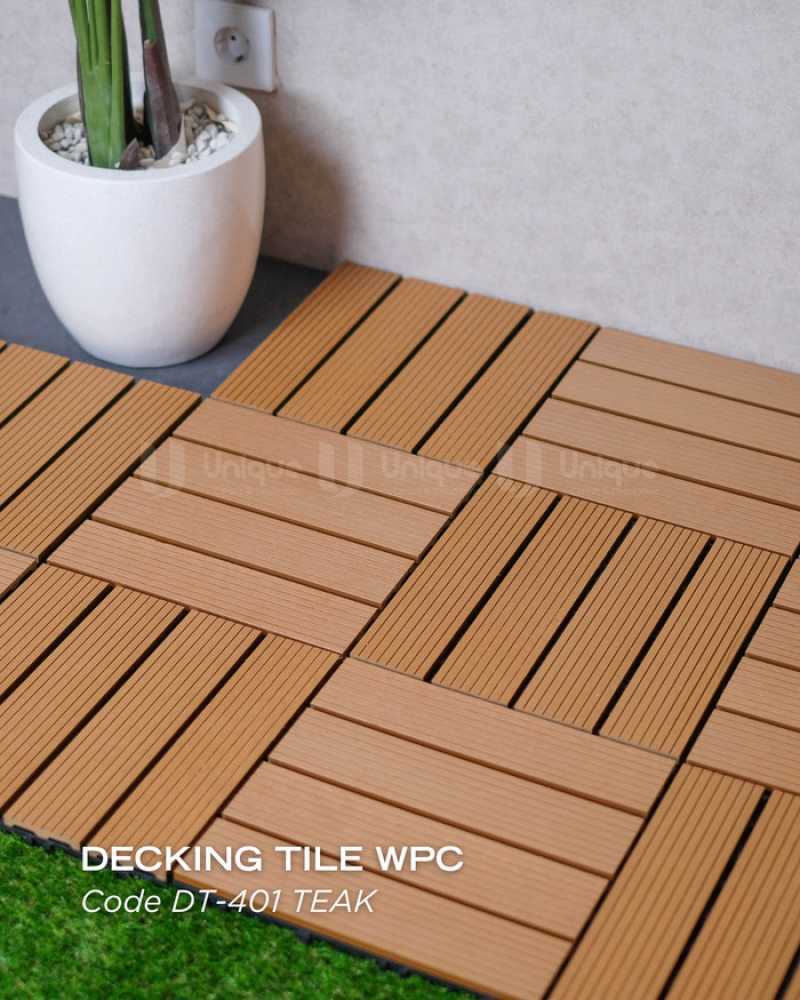 Promo Deck Lantai Wpc Bongkar Pasang, Decking Tile Kayu Motif Salur ...