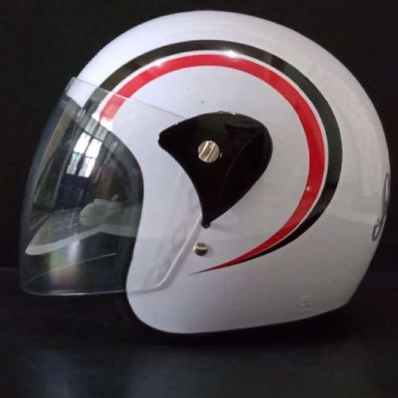 Jual Helm Dewasa Sni Model Scoops Polos Black Sepeda Motor Scoopy Half ...