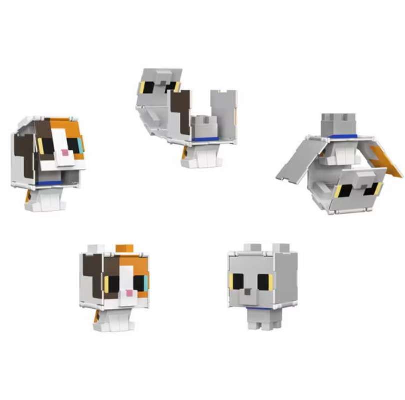 Promo Minecraft Flippin’ Figs Calico Cat + British Shorthair Cat ...